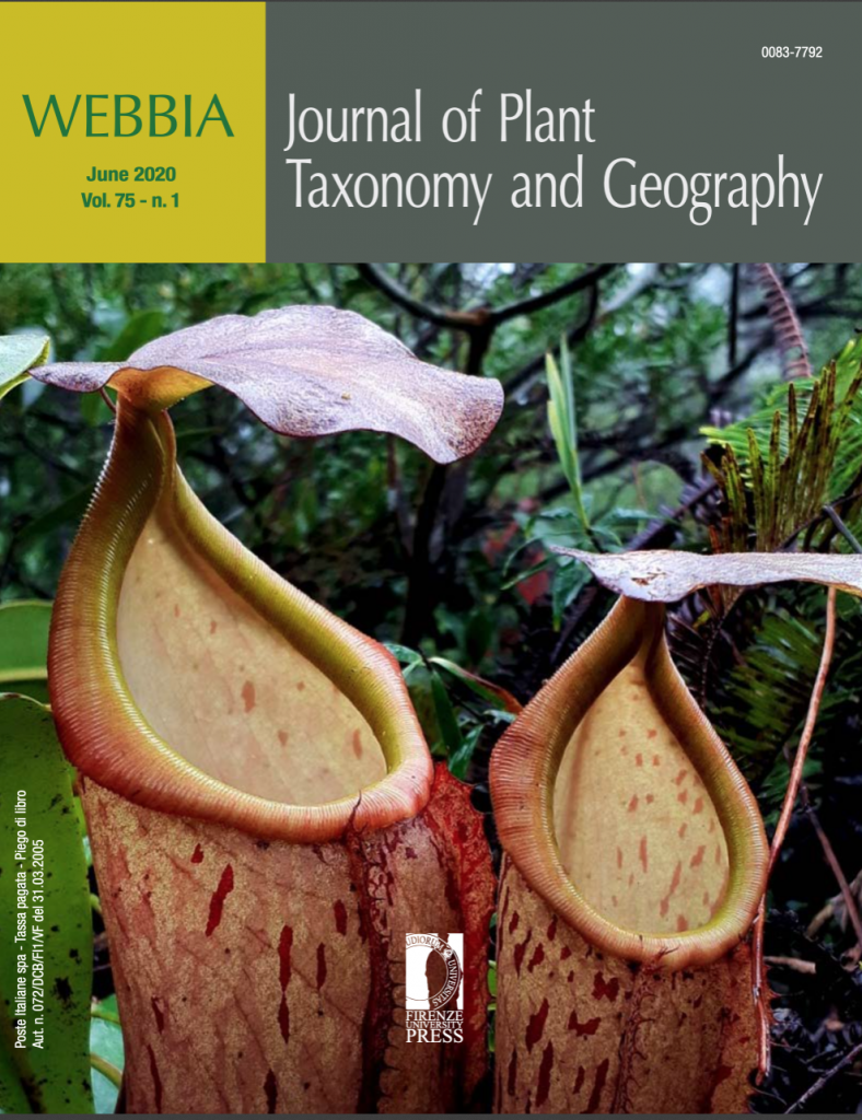 New journal: Journal of Plant Taxonomy and Geography (Webbia) – FUP ...